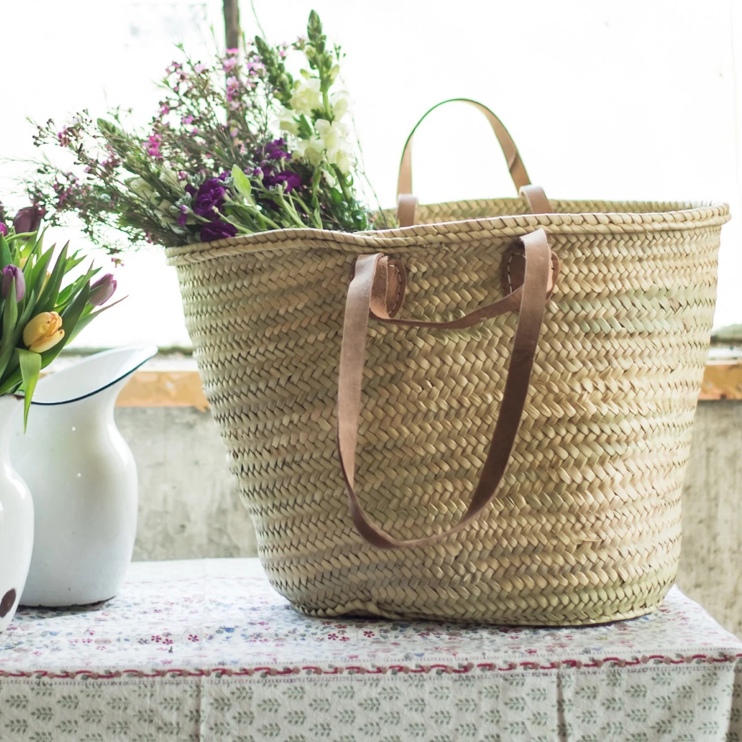 10 Easy Pieces: The French-Style Market Tote, Reinvented - Remodelista