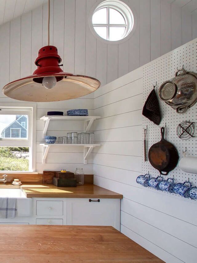 Kitchen of the Week: A Compact, Nautical Entertaining Kitchen on Cape ...