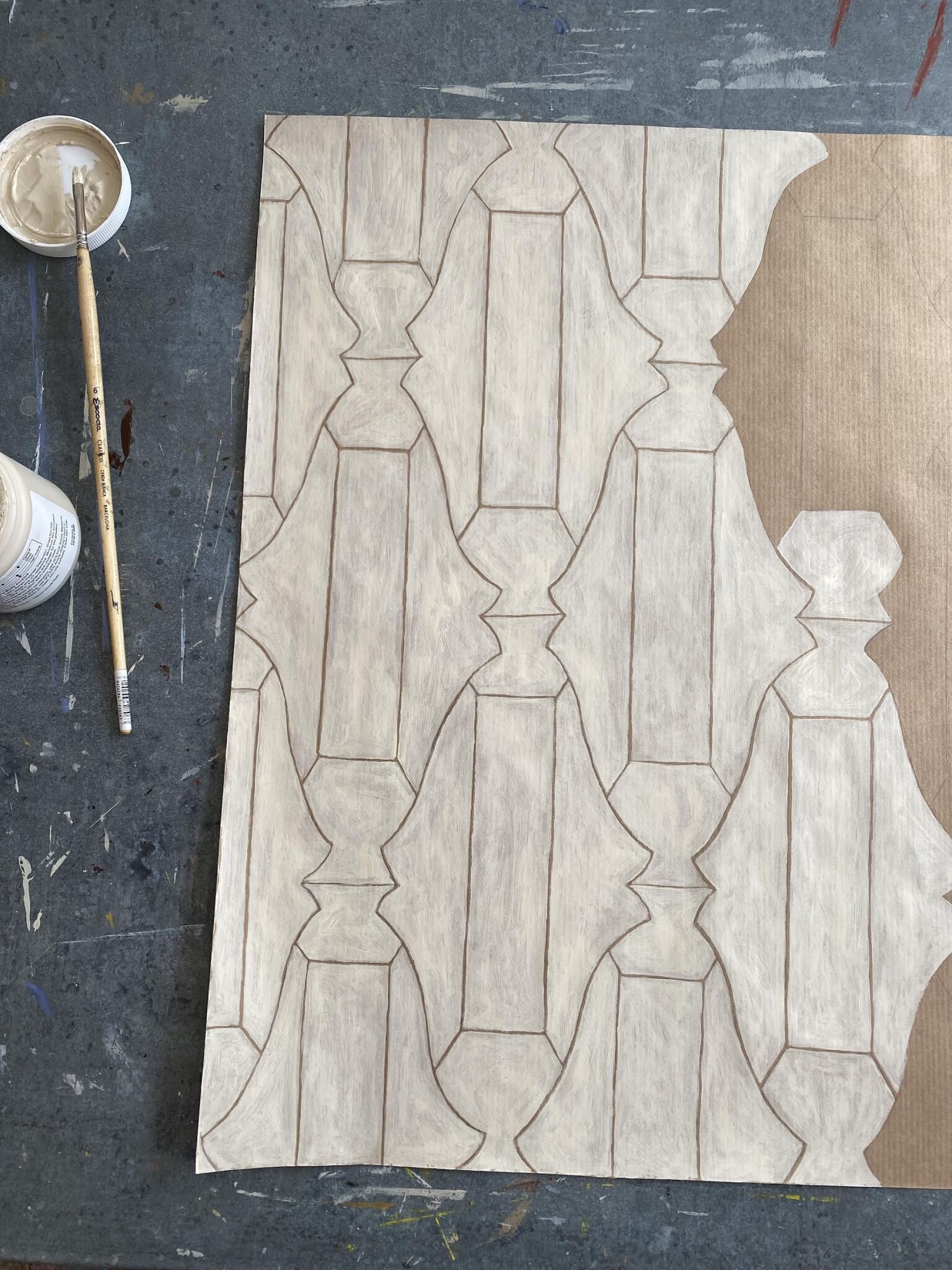 Artist Wayne Pate's Pompeii wallpaper and fabric collection from Studio ...