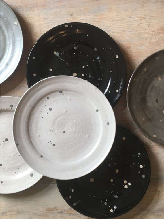 For the Harvest Table: Splatter-Painted Plates from a Pittsburgh ...