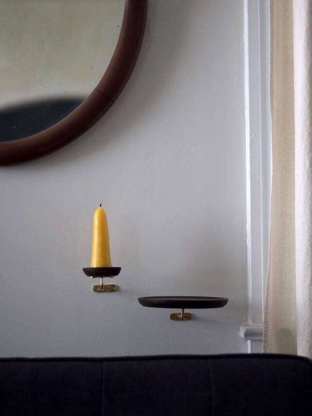 Object of Desire: Ann Ladson Wall-Mounted Candleholder - Remodelista Web Story - Remodelista