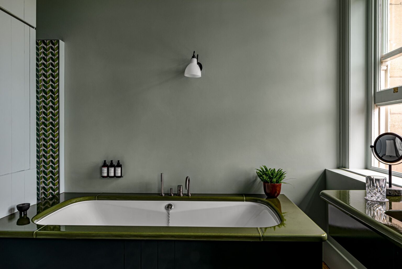 Steal This Look: A Bath in Green Lava Stone in the Cotswolds - Remodelista