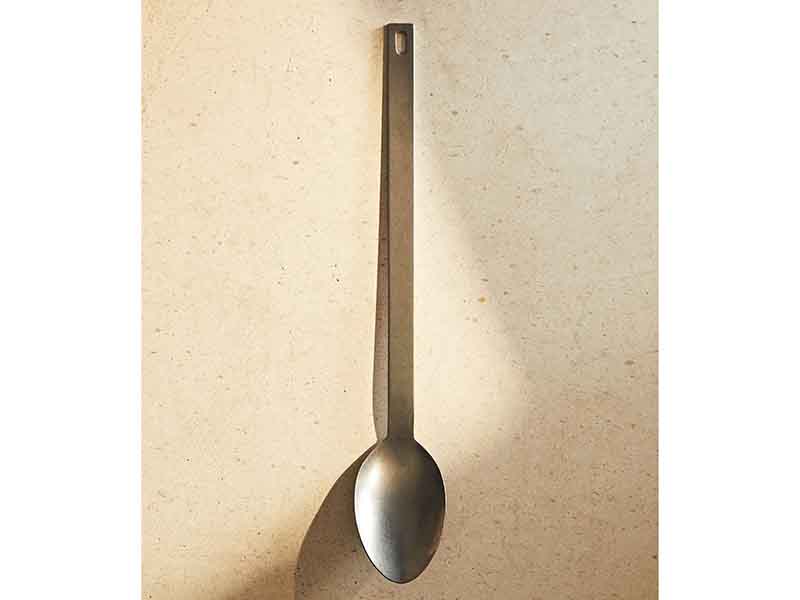 Stonewashed Steel Spoon