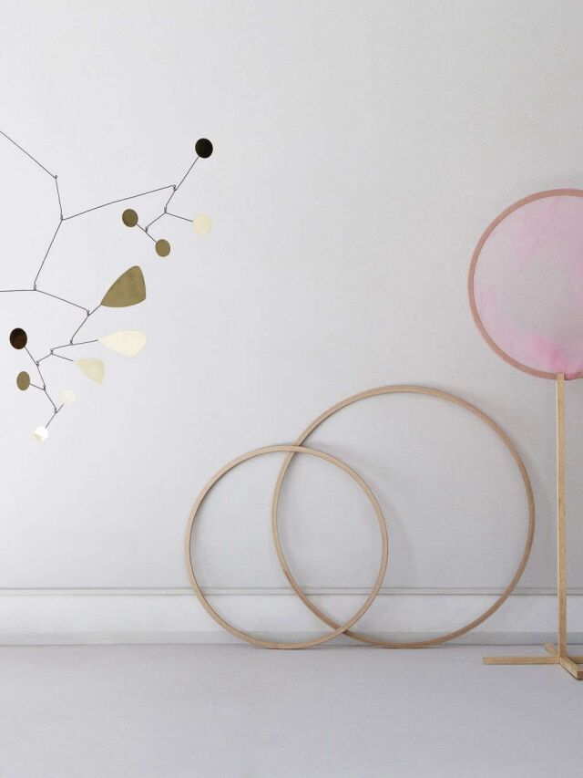 Midcentury-style Alexander Calder-inspired sculptural mobiles by ...