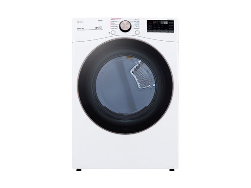 LG Stackable Smart Electric Dryer with Steam