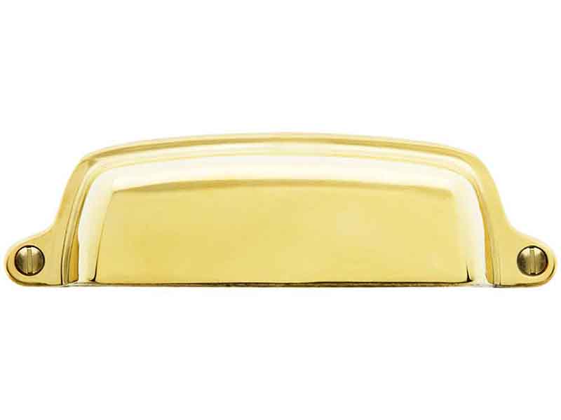 Tapered Brass Bin Pull