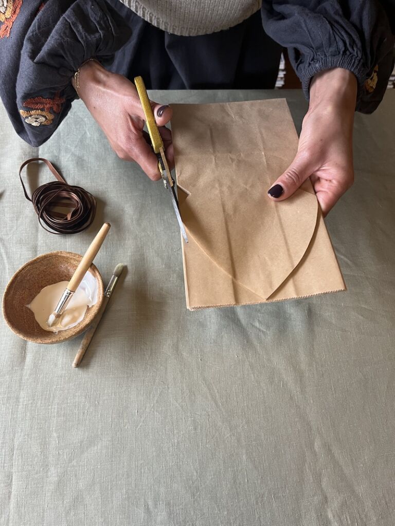 DIY: Simple and Sustainable Paper Bag Stars - Cozy Comfy Couch