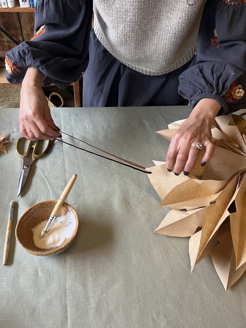DIY: Simple and Sustainable Paper Bag Stars - Remodelista