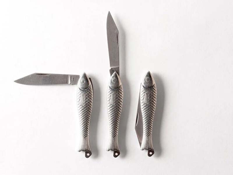 Small Pocket Knife With Fish Handle