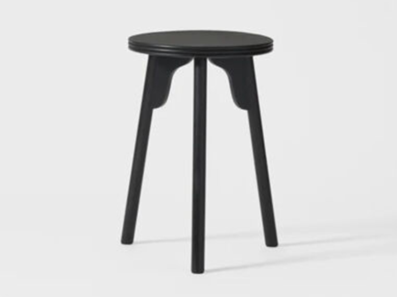Black Three Leg Stool