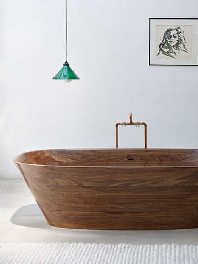 Artful Bathing: The Ultimate Wood Tub and Sink - Remodelista Web Story ...