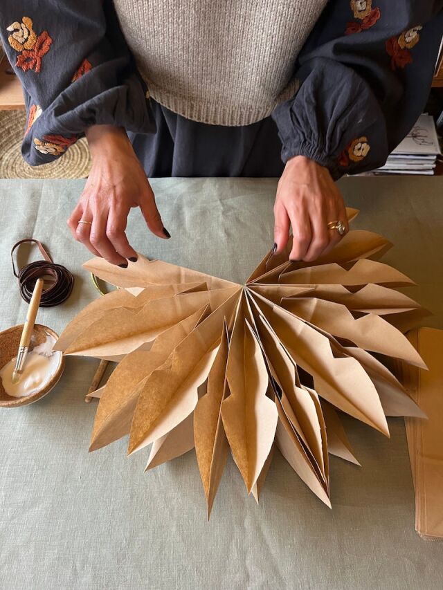 DIY: Simple and Sustainable Paper Bag Stars - Remodelista Web Story ...