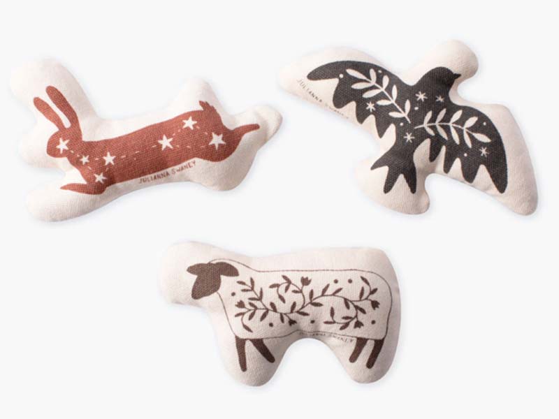 Folk Animal Mini Toys By Fringe Studio