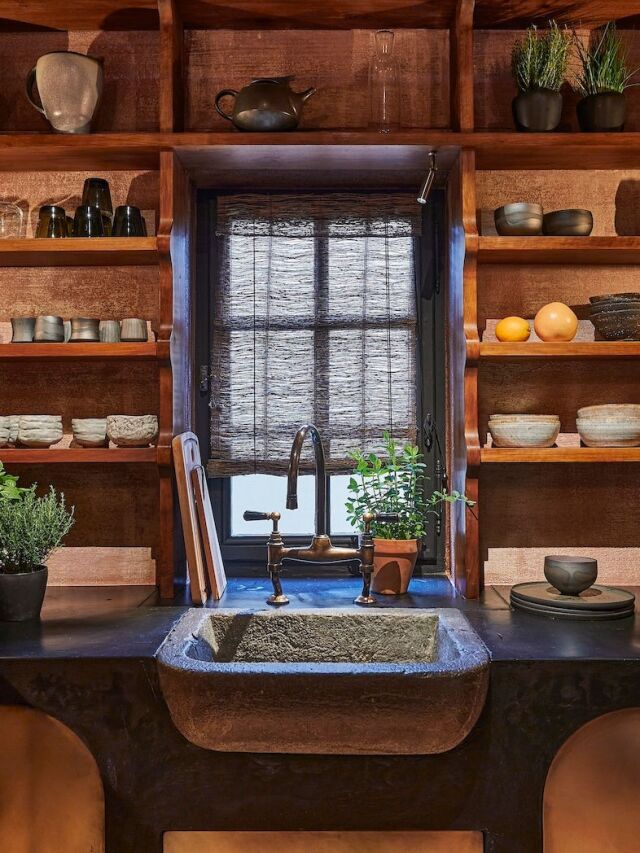 Glam Work Kitchen, Belgian Style by Joris Van Apers Web Story - Remodelista