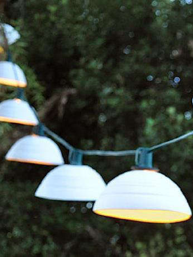 Outdoor String Lights from Pigeon Toe Ceramics in Portland, OR ...