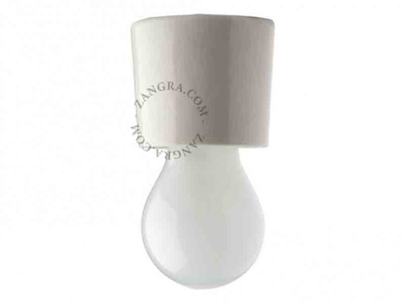 White Porcelain Wall Or Ceiling Light