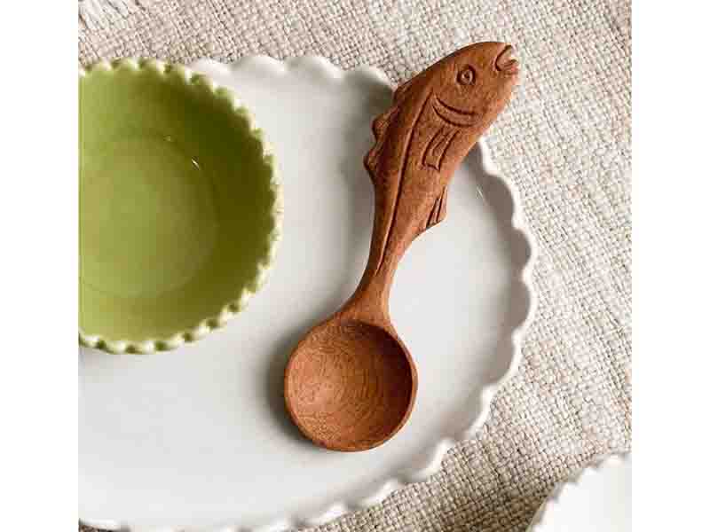 Wooden Fish Spoon
