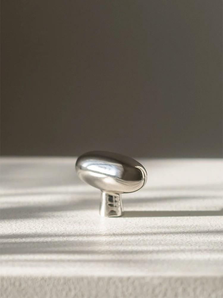 Fine Brass Cabinet Hardware from Spaces Within in Sweden: The Brass Tacks