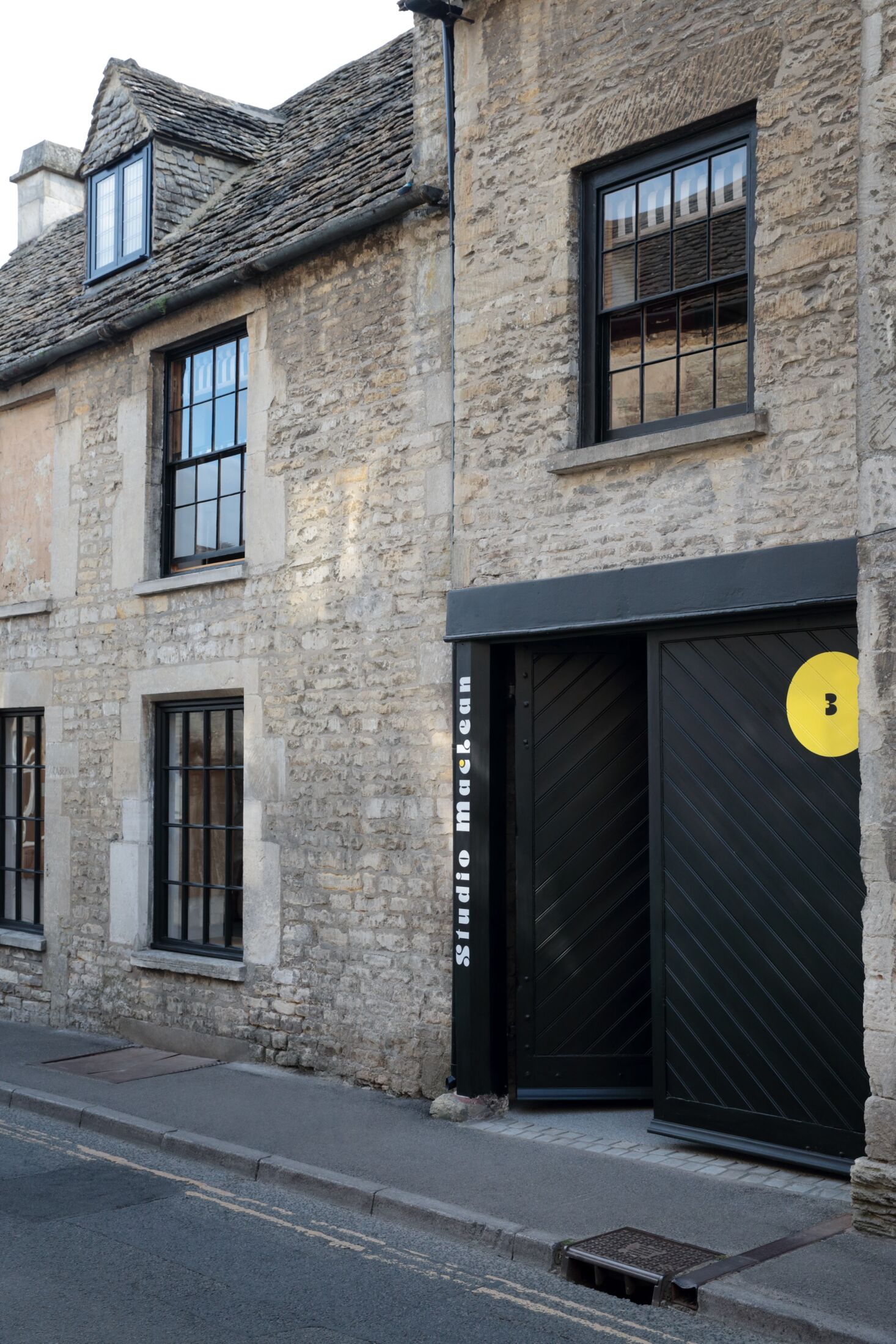 Studio MacLean's Live-Work Quarters in a Salvaged Stone Building in the ...