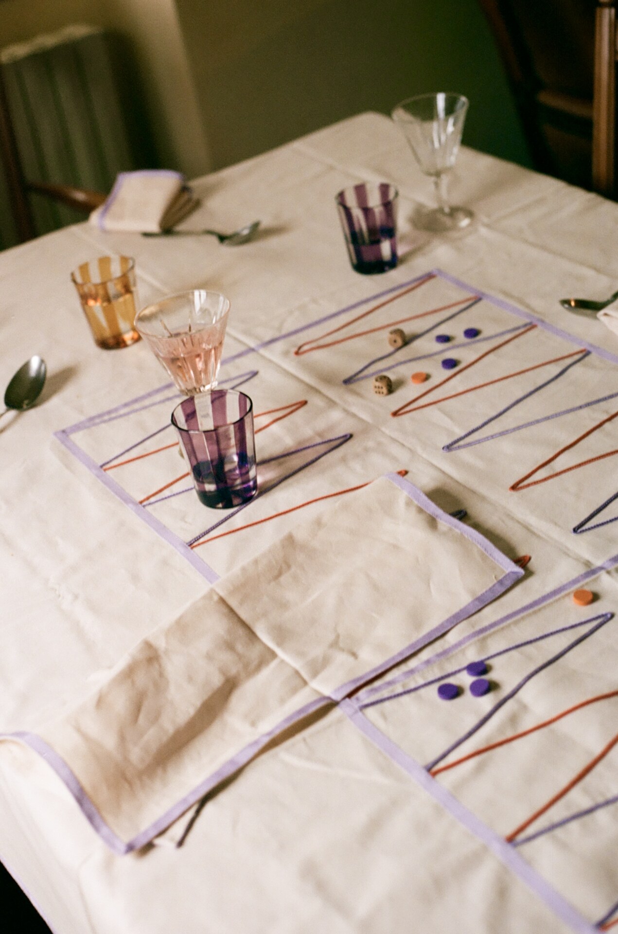 Game Night-Ready Table Linens, Three Ways - Remodelista