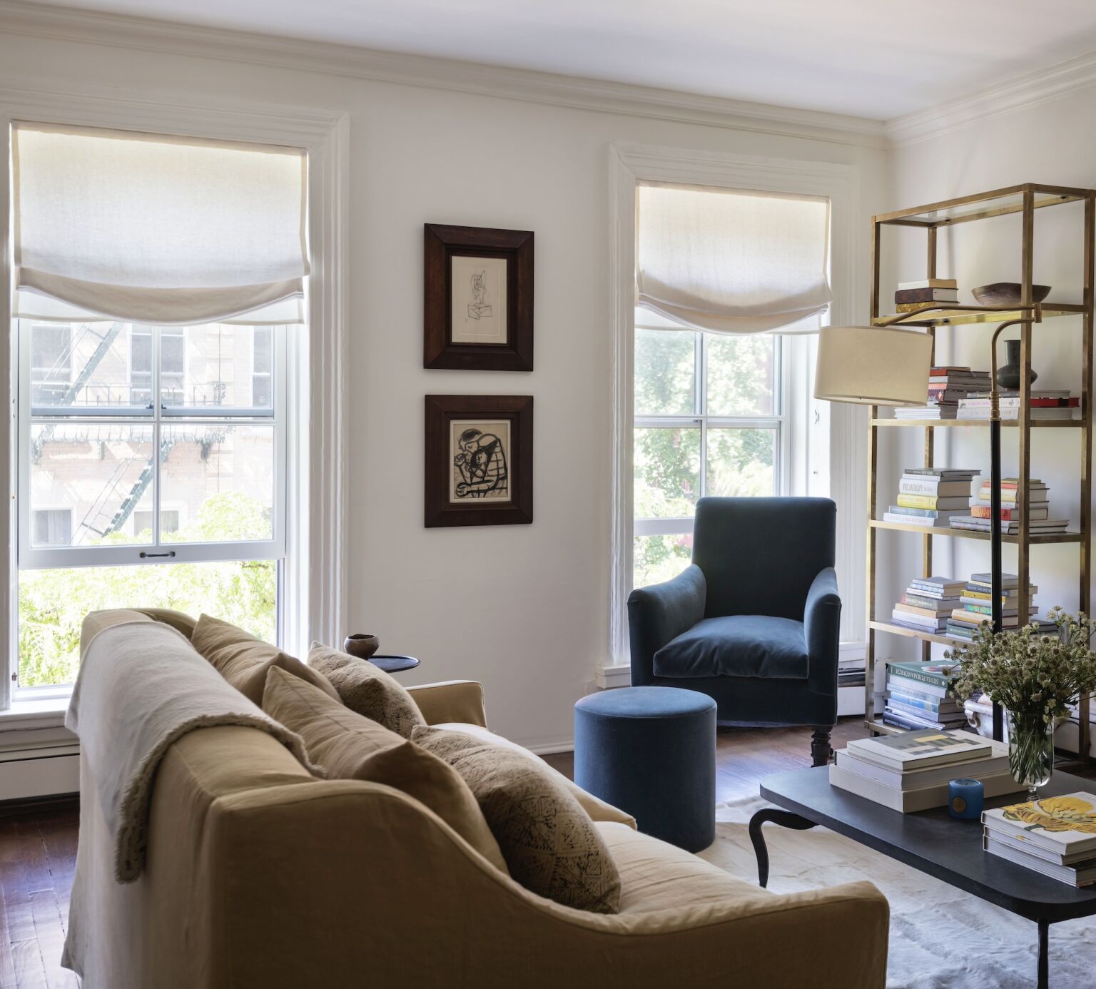 A Serene, Small West Village Apartment by English Designer Georgie Stogdon