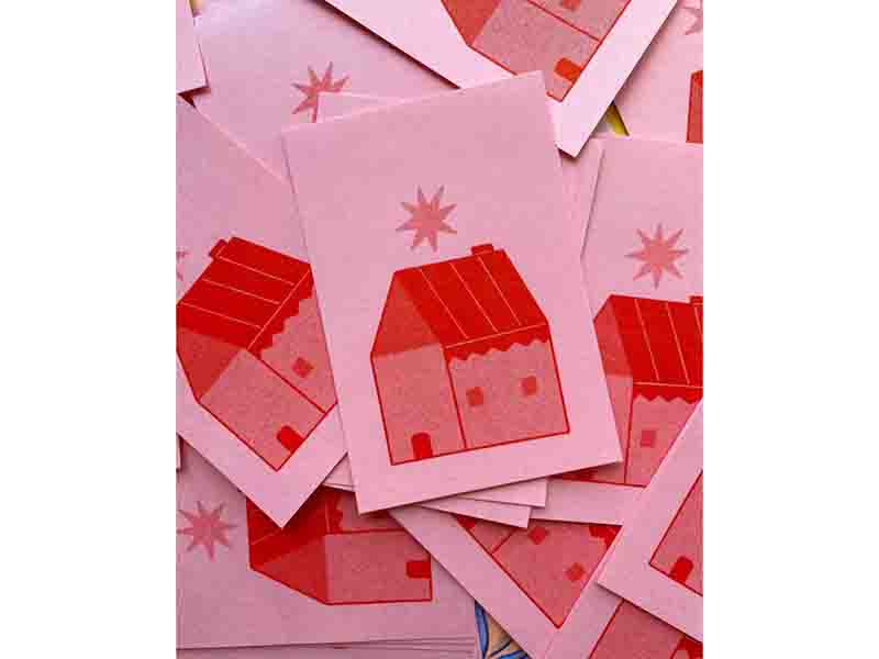 House Home Mini Riso Cards