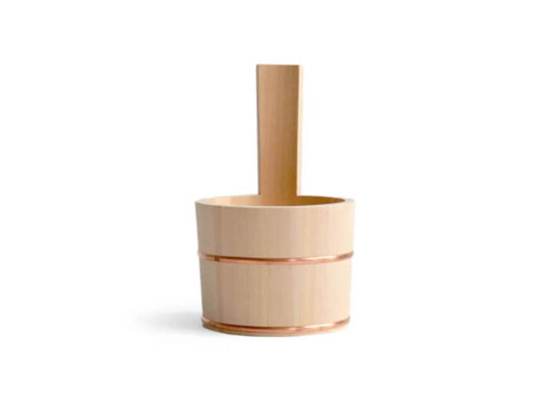Hinoki Bath Pail With Handle