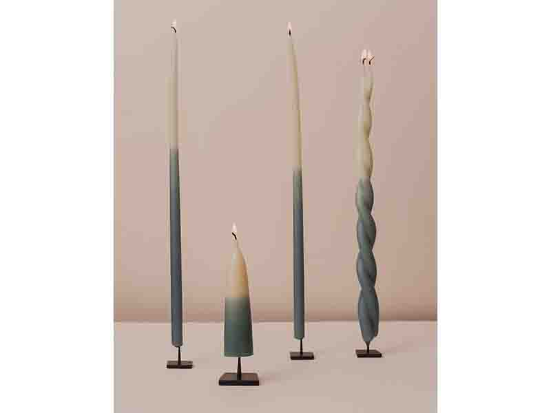 Indigo Dipped Candle Collection