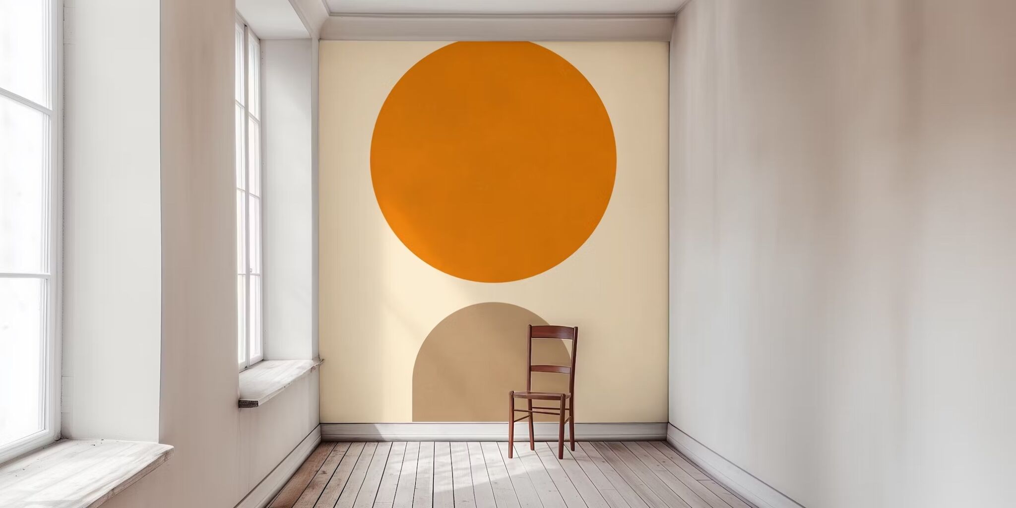The Painted Circle as Wall Decor