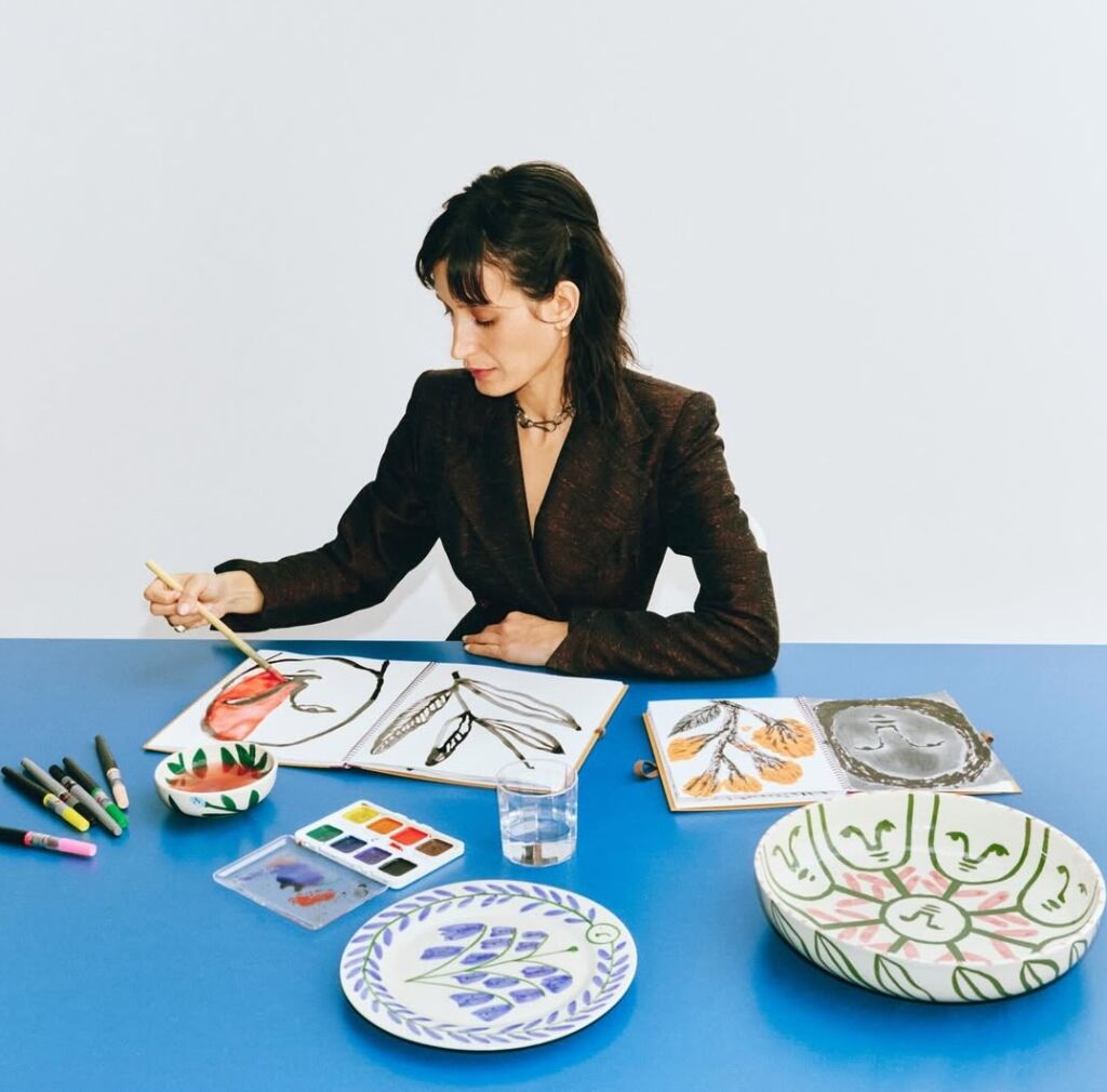 La Pittura, Artist Emma Kohlmann's New Tableware Collection from Hay