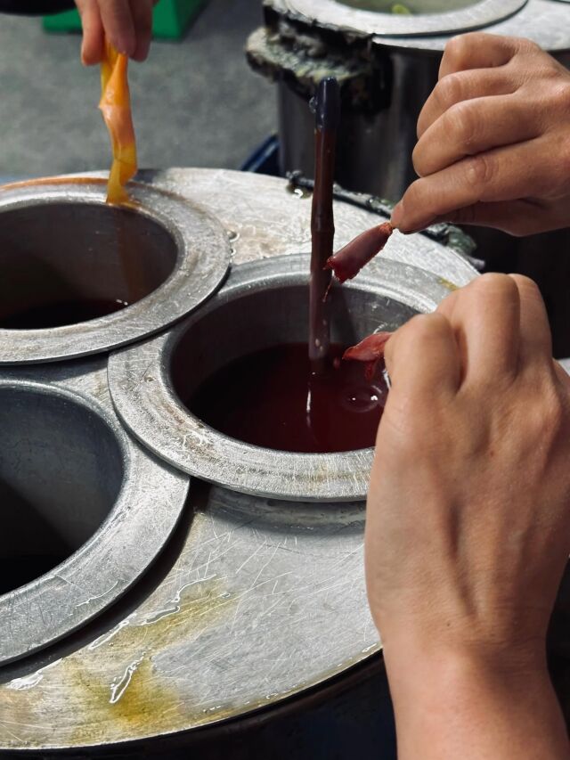 DIY: Wax-Dipped Holiday Ornaments with Wax Atelier - Remodelista